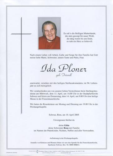 Bestattung Othmar Lechner - Schwaz - Jenbach - Kramsach - Zillertal