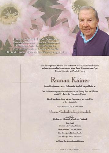 Bestattung Othmar Lechner - Schwaz - Jenbach - Kramsach - Zillertal